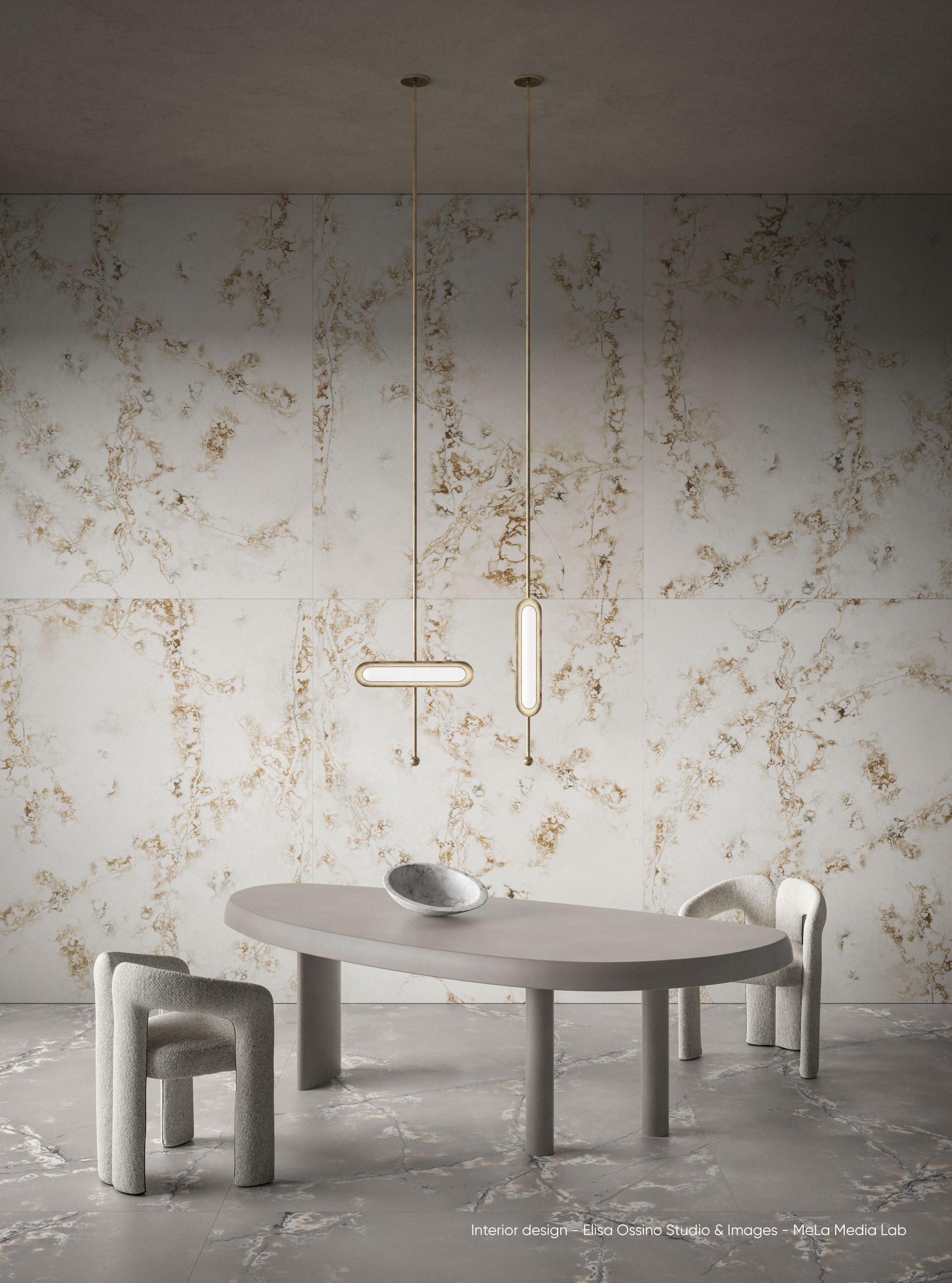 Ice Gold surfaces. Genesis Collection. Compac