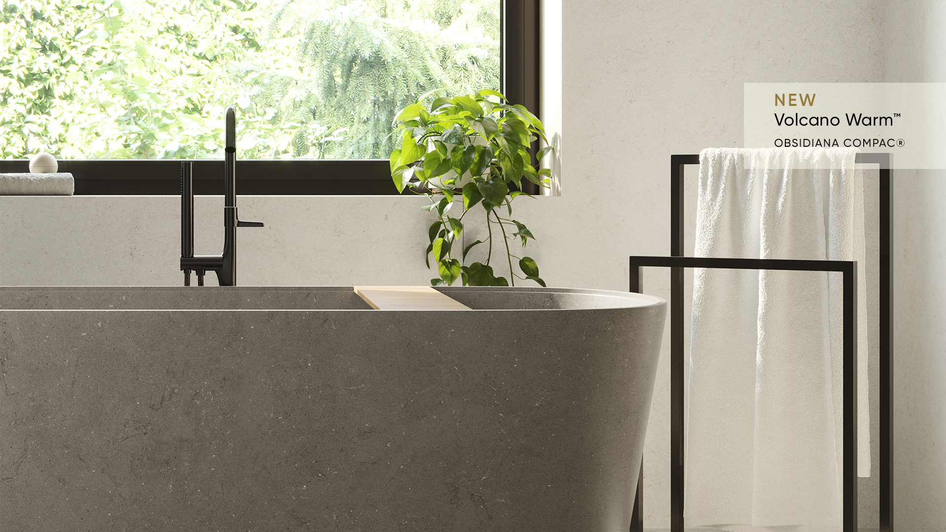 COMPAC. Superficies decorativas de Obsidiana, Mármol y Cuarzo.