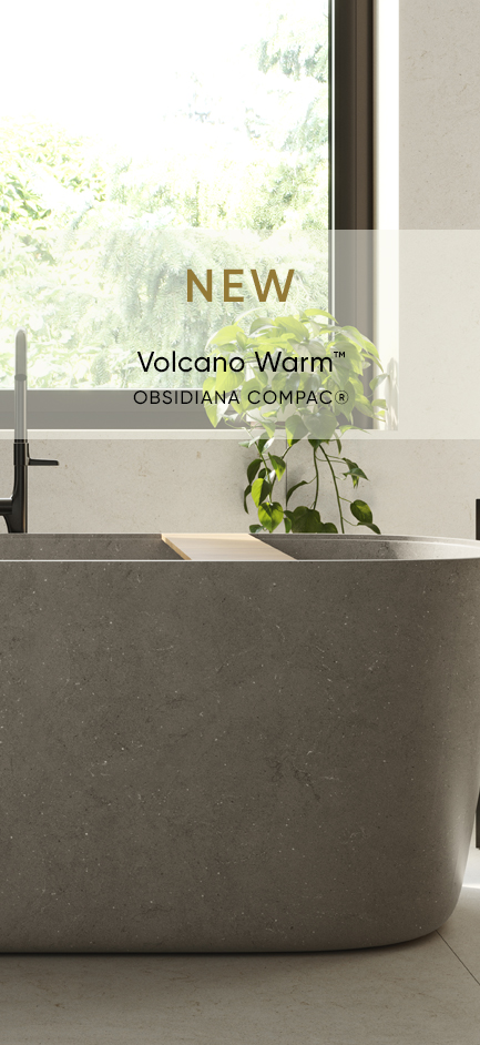 COMPAC. Superficies decorativas de Obsidiana, Mármol y Cuarzo.