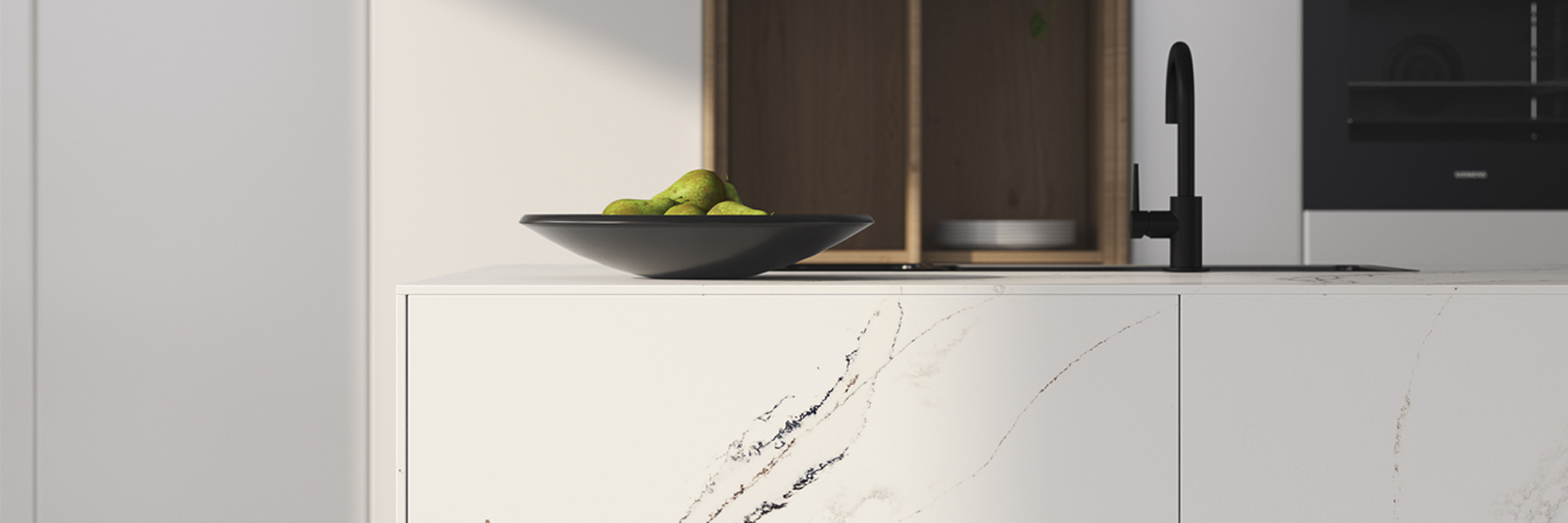 Luxury Borghini™ surfaces. Luxury, Quartz Collection. Compac