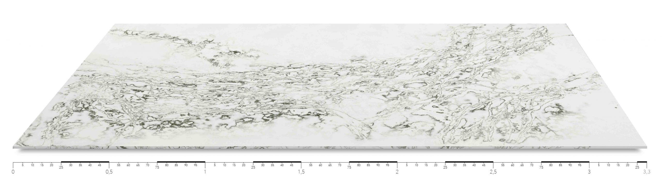 Ice Max Green™ surfaces. Genesis, Quartz Collection. Compac